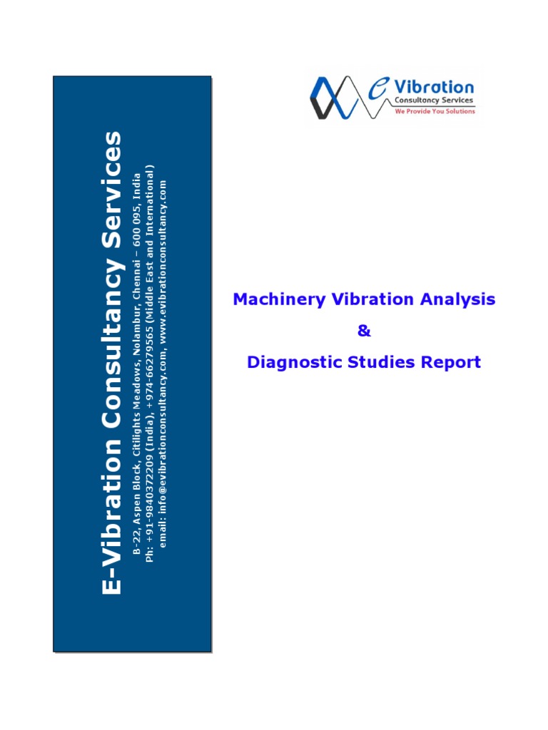 20 - Sample Machinery Vibration Analysis Report | PDF | Bearing ...