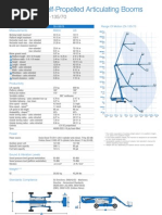 45 Genie Z45 25J Spec Sheet | PDF | Hybrid Vehicle | Vehicles