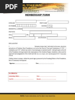 ANC Membership Application Form | PDF | African National Congress | Banks