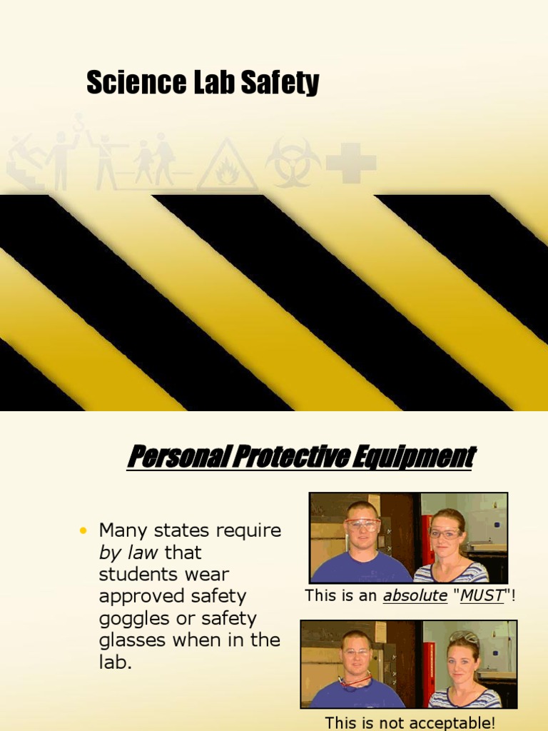 Safety Slide Show Modified 12-13 | PDF | Laboratories | Odor