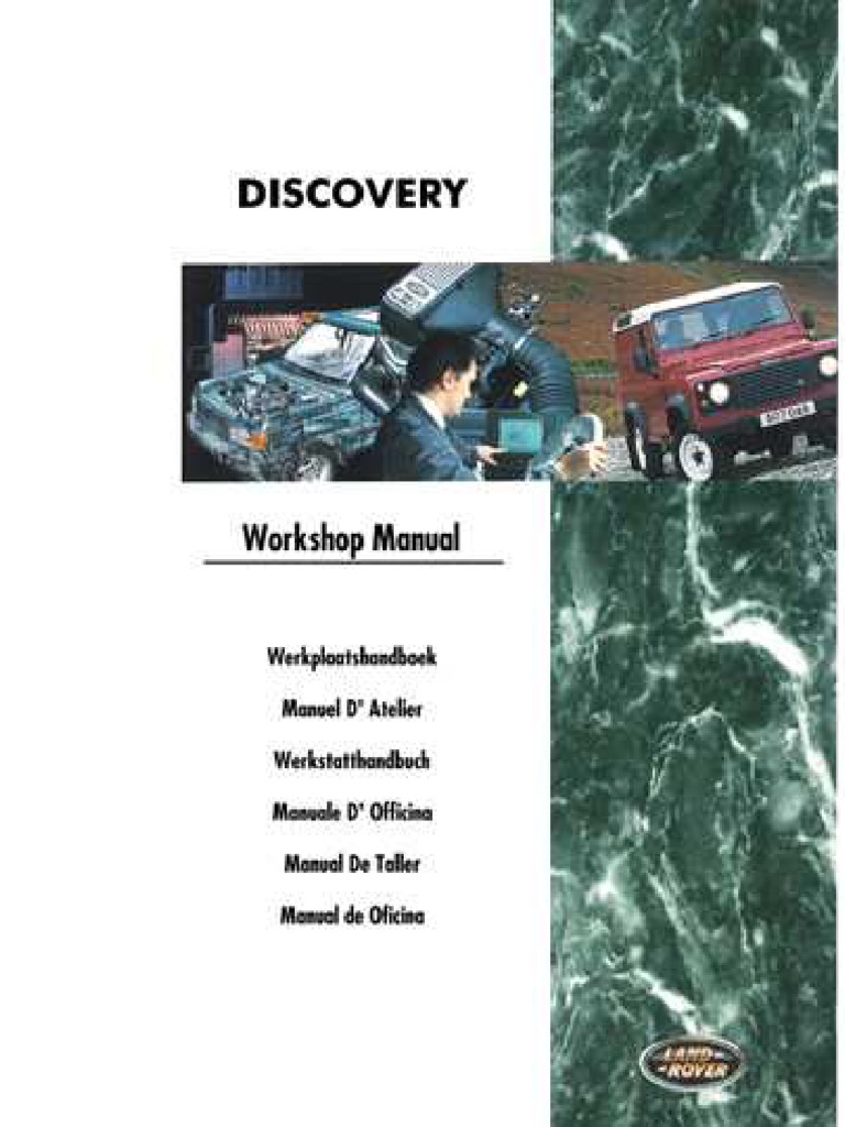 Land Rover Discovery Manual de Taller | PDF