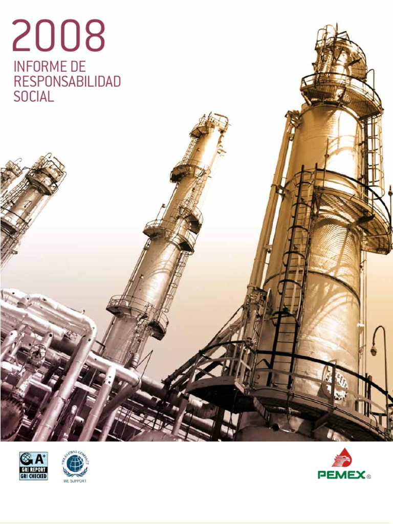 PEMEX Informe de Responsabilidad Social 2008 | PDF | Petróleo ...