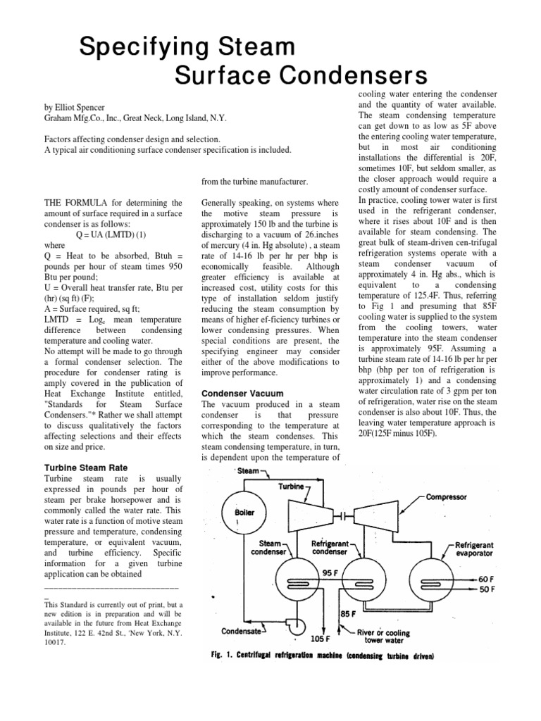 Surface Condensers | PDF