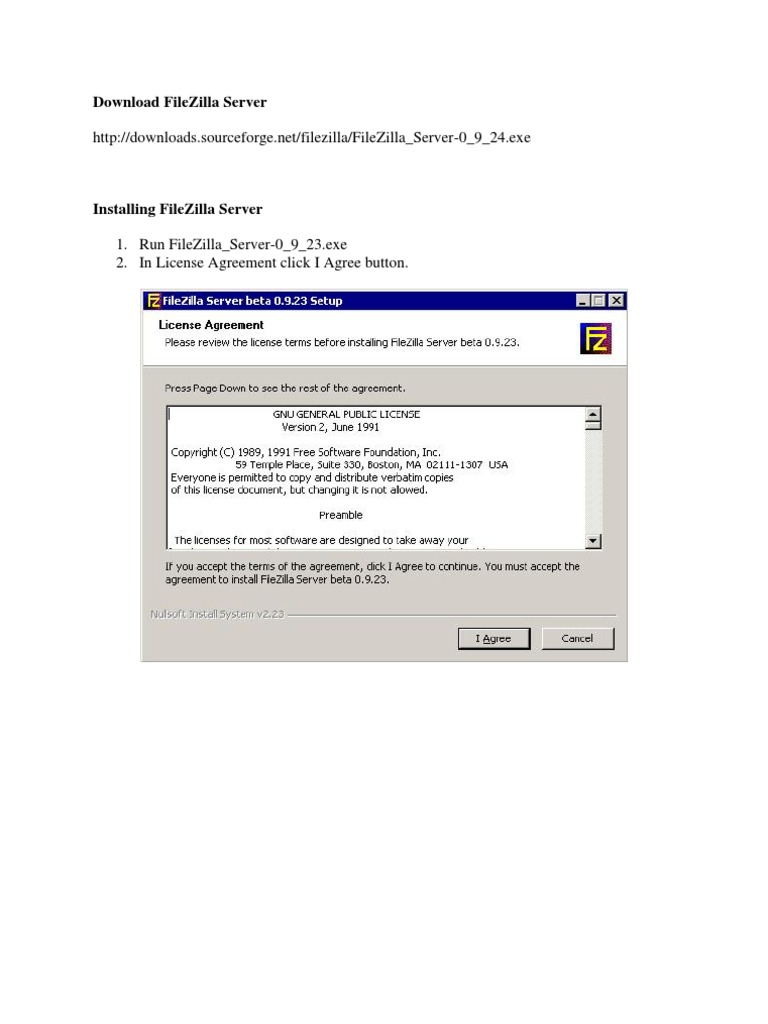 Step by Step Installation of Filezilla FTP Server | PDF | Finance ...