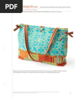 Lunch Bag Tutorial | PDF | Sewing | Textiles