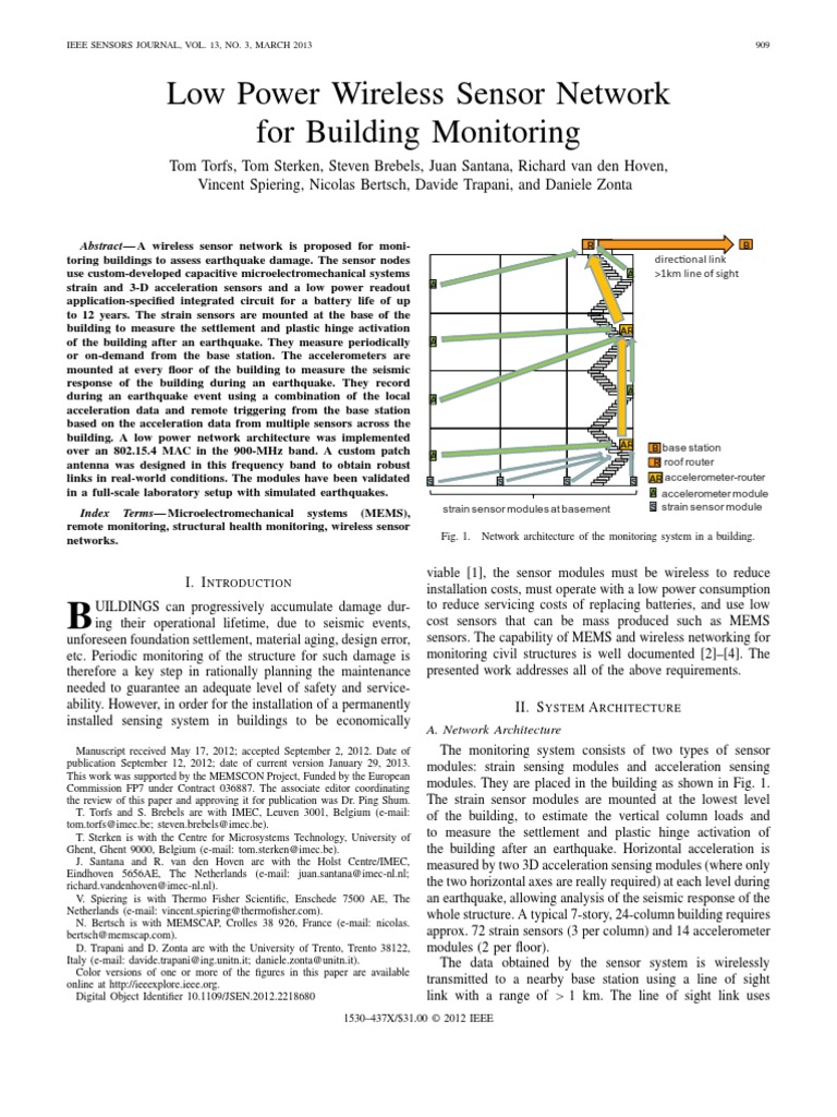 2013-IEEE Low Power Wireless Sensor Network For Building Monitoring ...