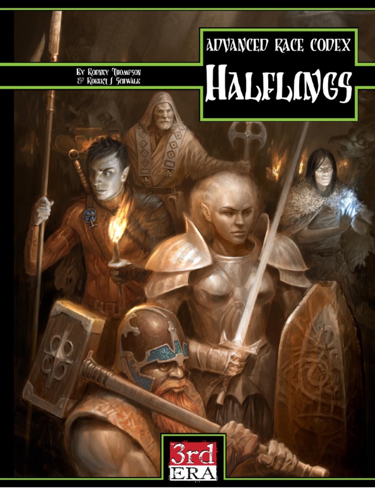 D&D 3rd Ed.-Advanced Race Codex-Halflings | PDF | Dwarf (Dungeons & Dragons) | D20 System