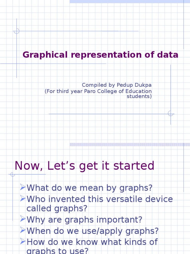 My PPT On Graphical Representation of Data | PDF | Median | Descriptive ...