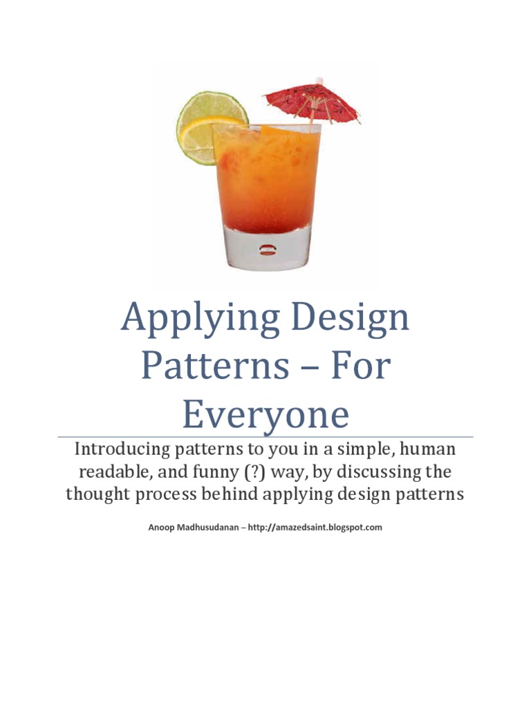 Software Design Patterns Made Simple Pdf Class Computer Programming Software Design Pattern 5892