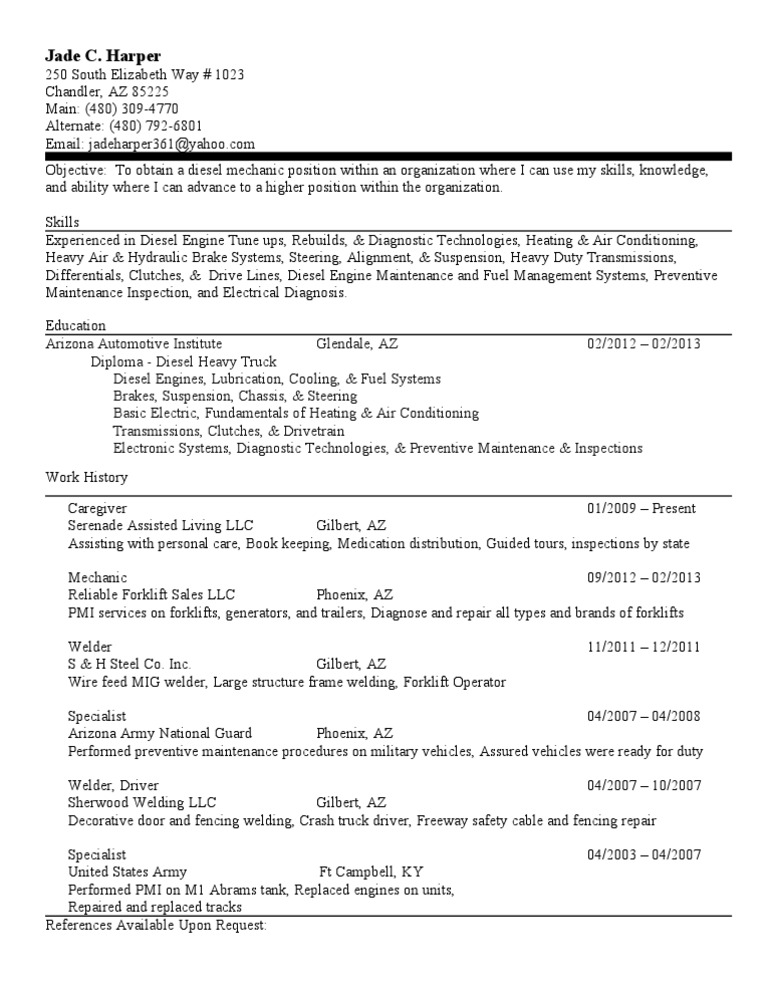 Jade Harper Resume | PDF | Technology & Engineering