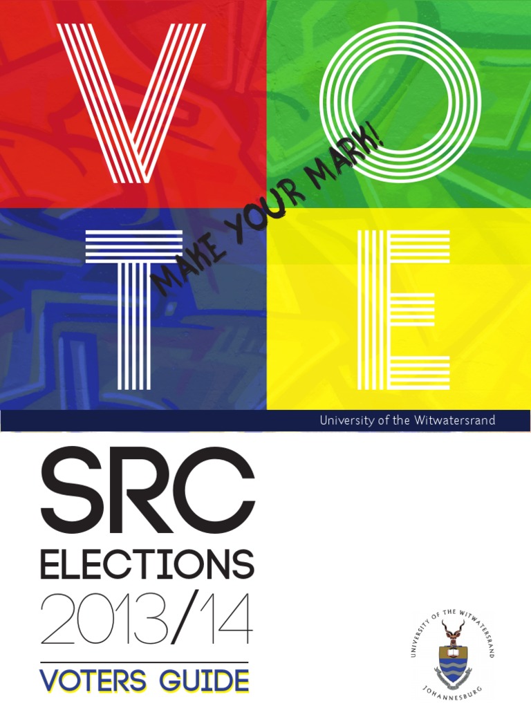 Wits University SRC Elections 2013 Guide | PDF | Voting | Fee