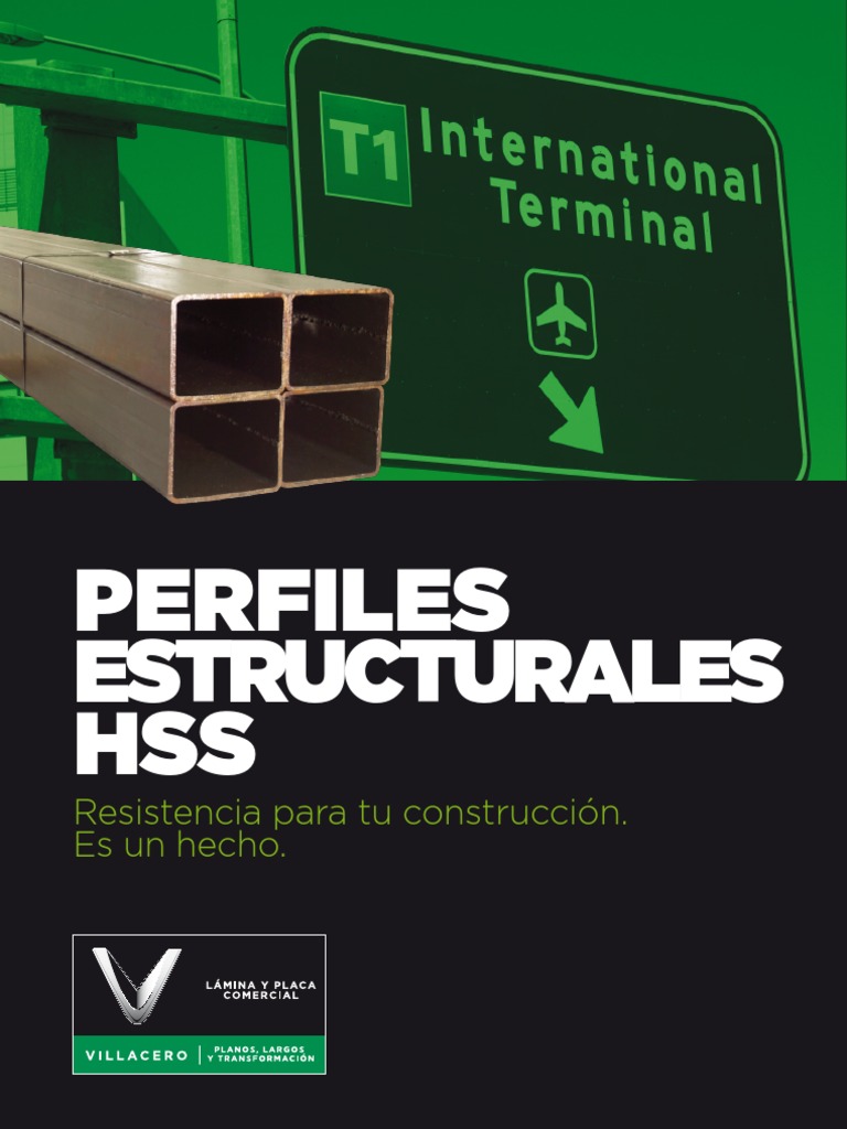 Perfiles Estructurales HSS y Medidas | PDF