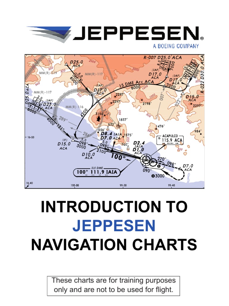 Jeppesen Navigation Chart Understanding | PDF