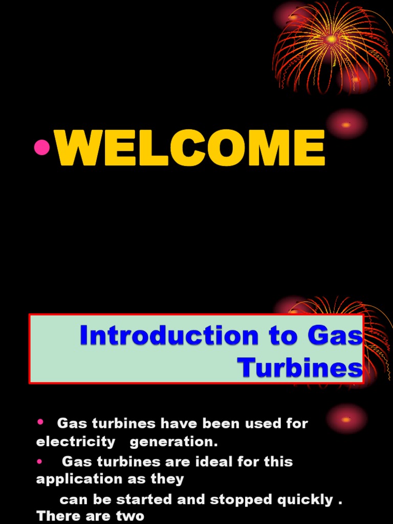 Gas Turbine Power Plant Presentation | PDF | Gas Turbine | Natural Gas