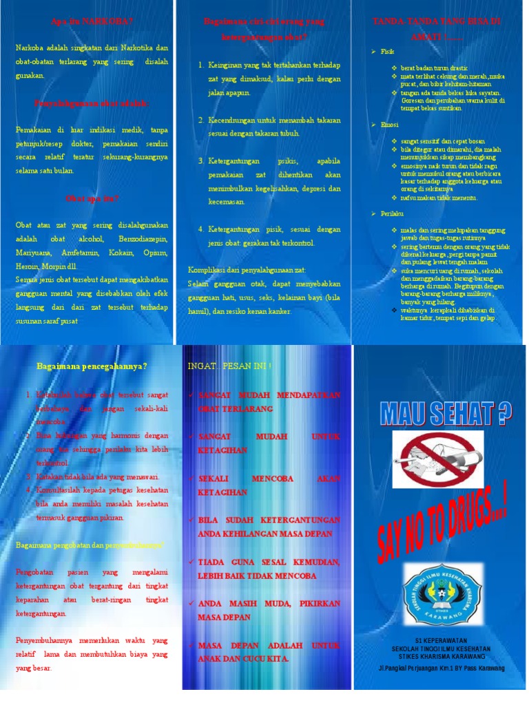 Leaflet Narkoba