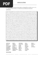 Sopa de Letras Del Metodo Cientifico PDF | PDF