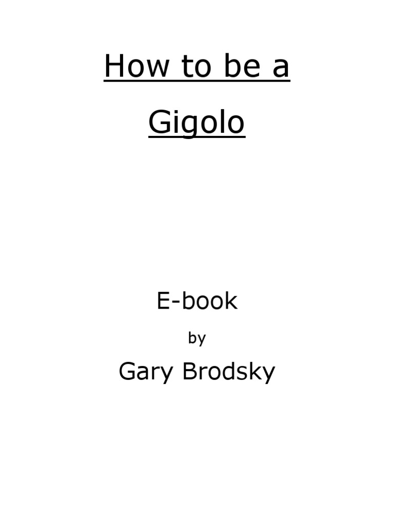 How To Be A Gigolo | PDF | Flirting | Body Language