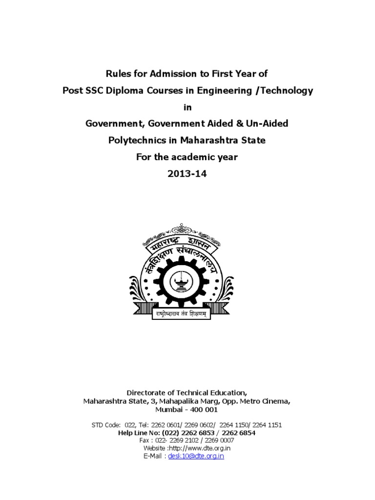 Polytechnic Info | PDF | University And College Admission | Institute ...