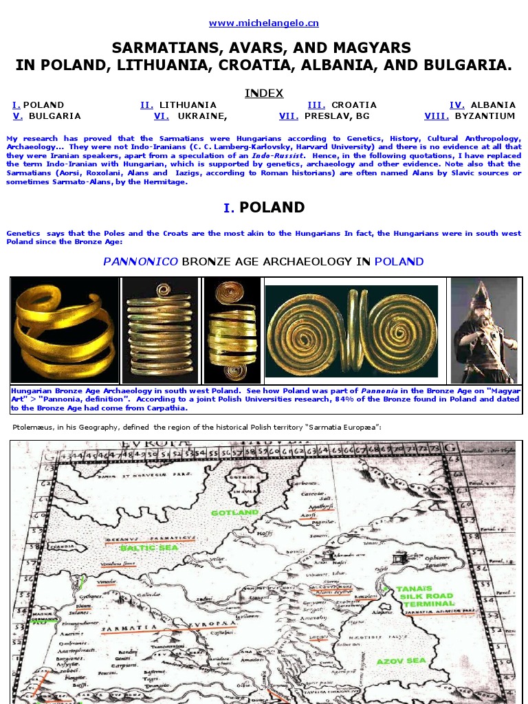 Sarmatians and Their Legacy in Europe | PDF | Heraldry | Yugoslavia