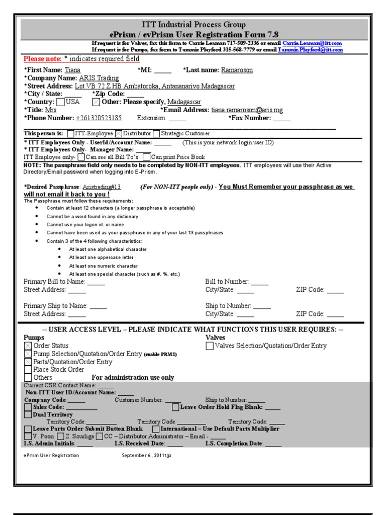 Eprism Access Tiana ARIS Trading | PDF | Code | Email