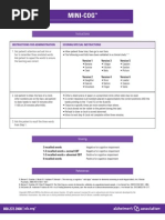 Clock Drawing Test | PDF
