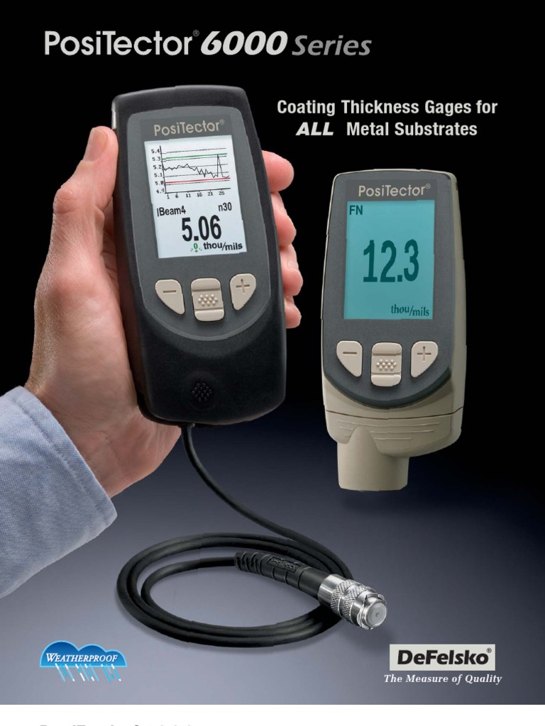 Positector 6000 Operation Manual PDF | PDF | Calibration | Personal ...