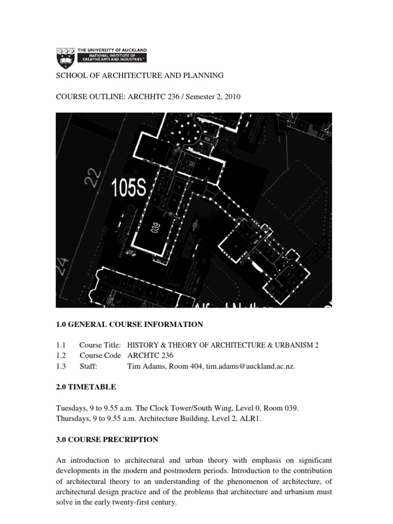 Architecture Theory Course Notes Univ of Auckland PDF | PDF | Theoria ...