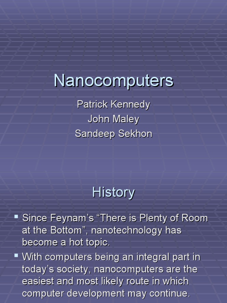 Nano Computers | PDF | Nanotechnology | Quantum Tunnelling
