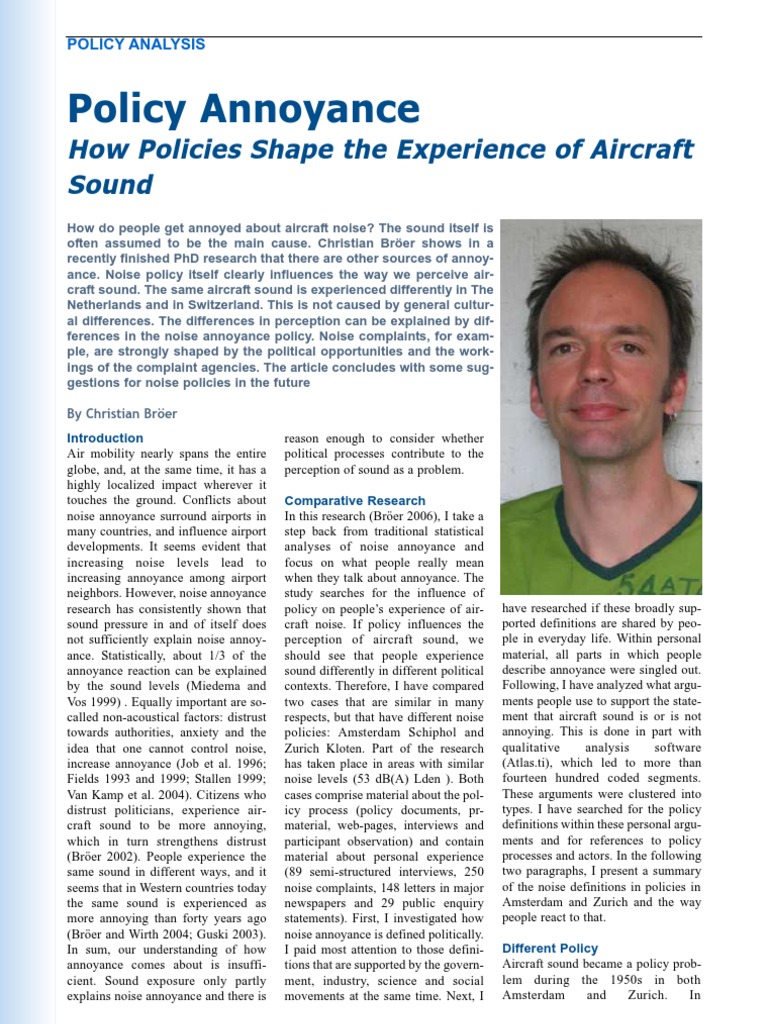 37 Broer Policy Annoyance | PDF | Noise | Perception
