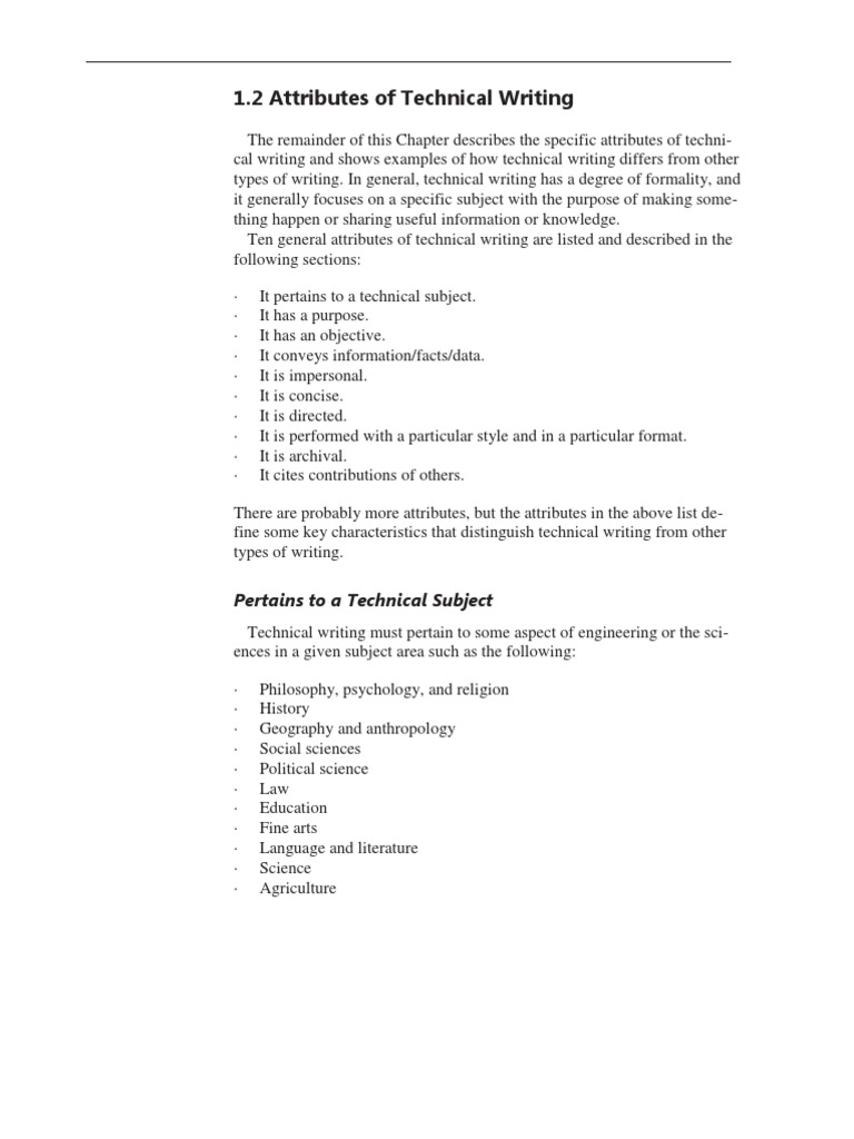 Attributes of Technical Writing | PDF | Scanning Electron Microscope ...