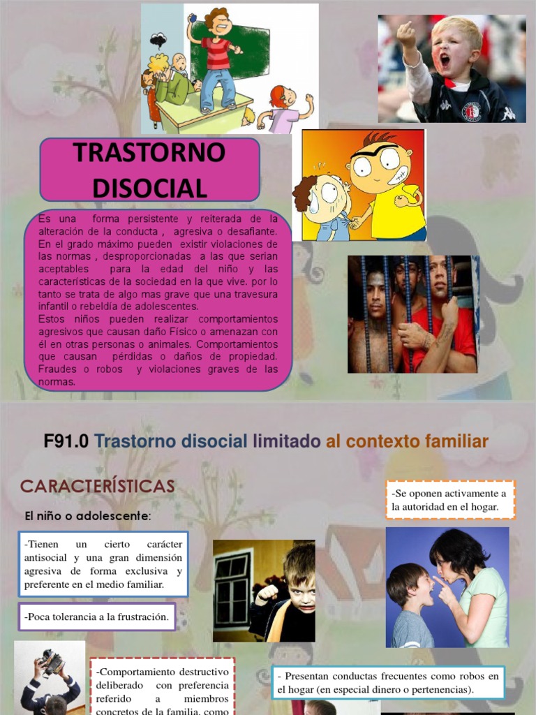 Trastorno Disocial | PDF | Comportamiento | Adolescencia