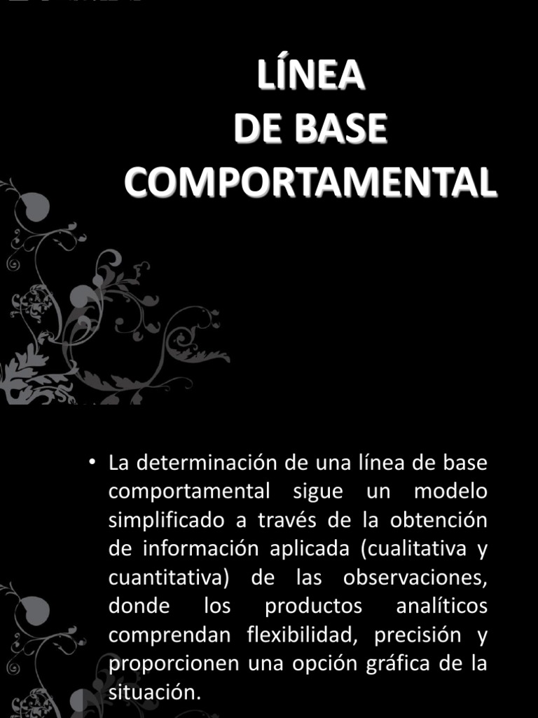 Línea de Base | PDF
