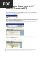 How To Upload Bitmap Image To SAP Using SAP Transaction SE78 | PDF | Technology & Engineering