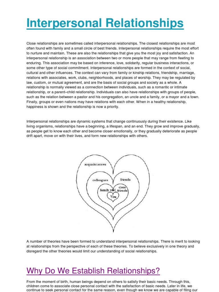 Interpersonal Relations Download Free Pdf Interpersonal