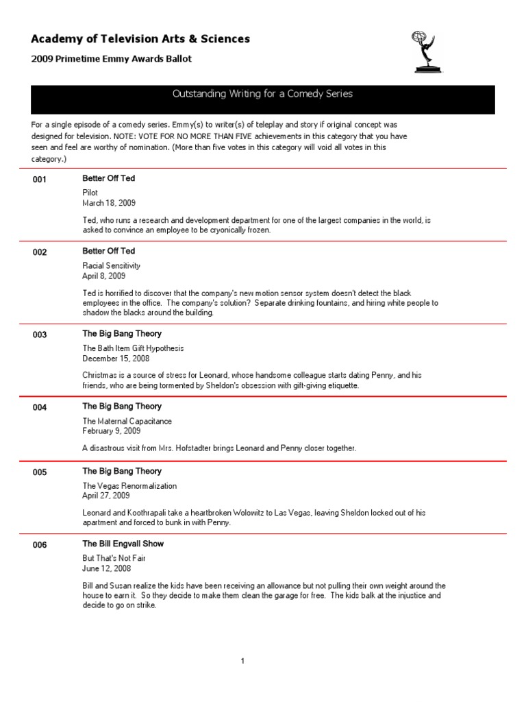 Writing | PDF | 30 Rock | Reaper (TV Series)