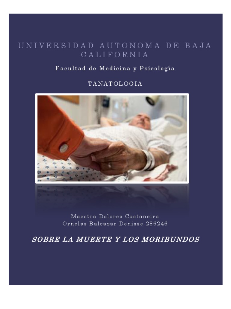 Análisis de las etapas por las que pasan los pacientes terminales según ...