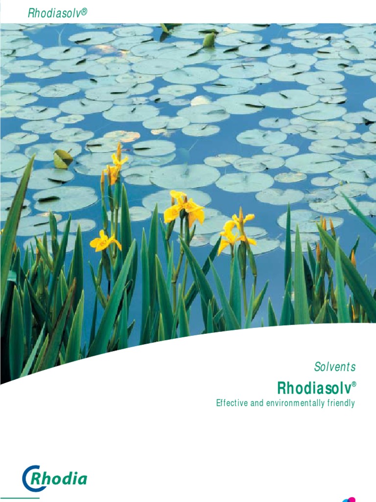 Novecare Rhodiasolv Brochure 2008 EN PDF | PDF | Paint | Solubility