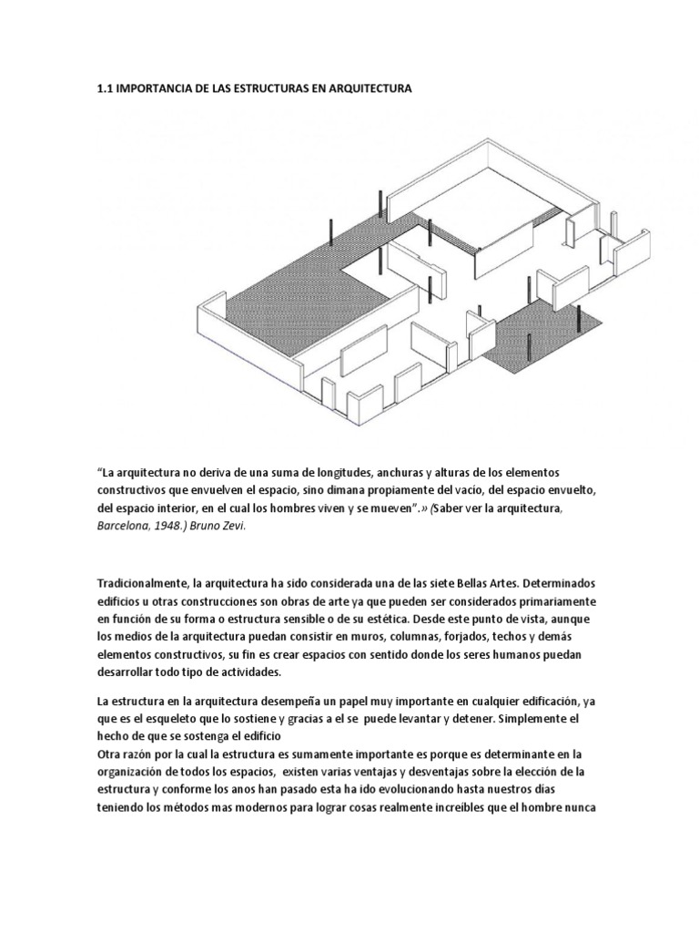 Importancia de la Estructura en Arquitectura | PDF | Fundación ...