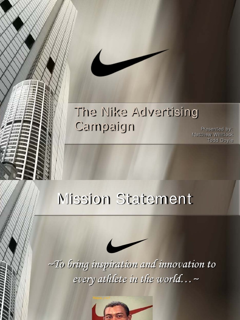 The Nike Advertising Campaign | PDF | Nike | Sports