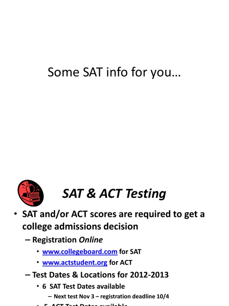 SAT and ACT Testing Guide 2023 | PDF | Sat | Act (Test)