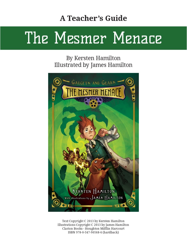 The Mesmer Menace Teacher's Guide | PDF | Common Core State Standards ...