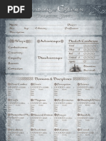 Godbound Character Sheets | PDF