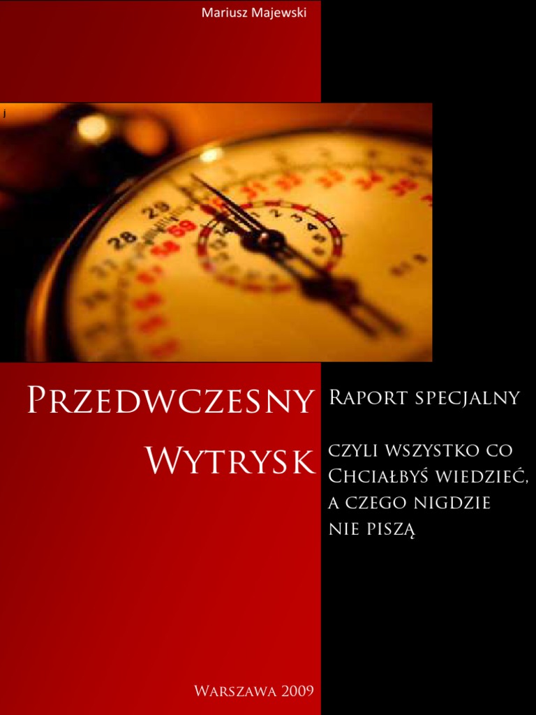 Przedwczesny Wytrysk | PDF