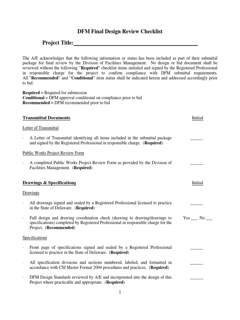 DFM Final Design Review Checklist: Ensuring Compliance and ...