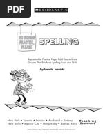 Spelling PDF | PDF | Stress (Linguistics) | Syllable