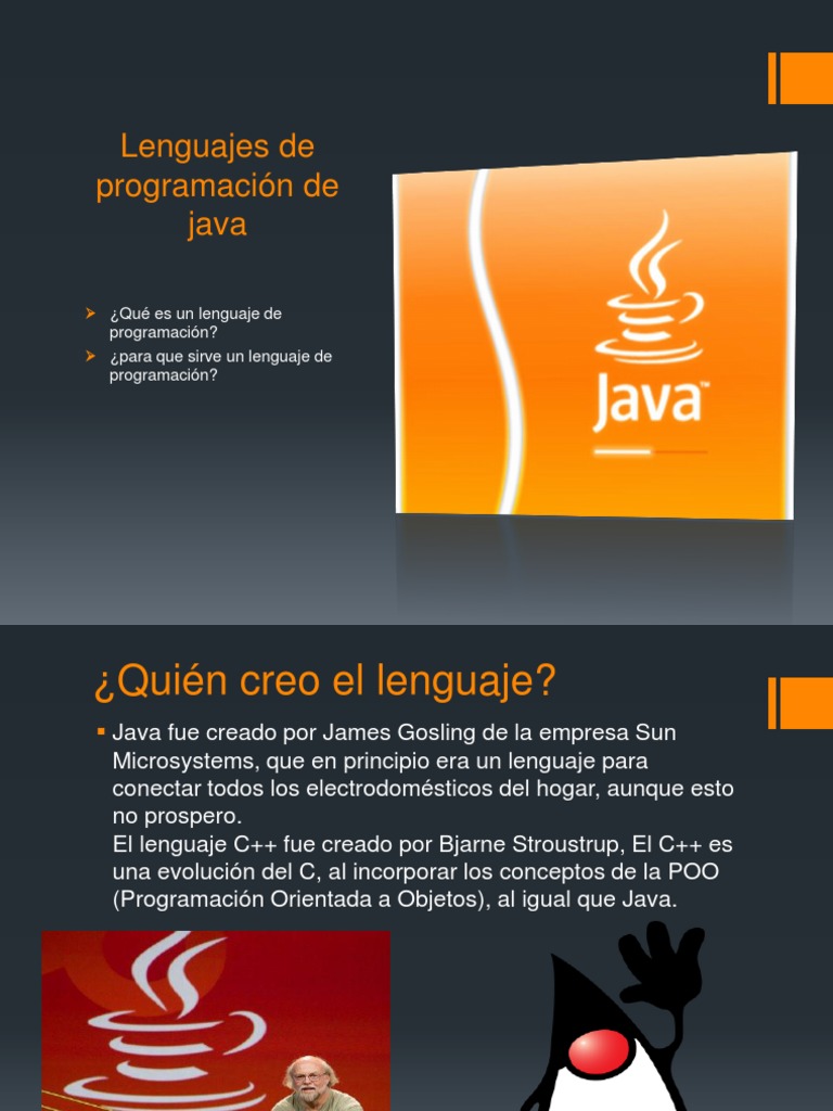 Lenguajes De Programación De Java Pdf Java Lenguaje De Programación Lenguaje De Programación