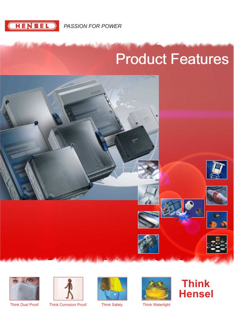 Hensel Products Brochure | PDF | Electrical Connector | Ac Power Plugs ...