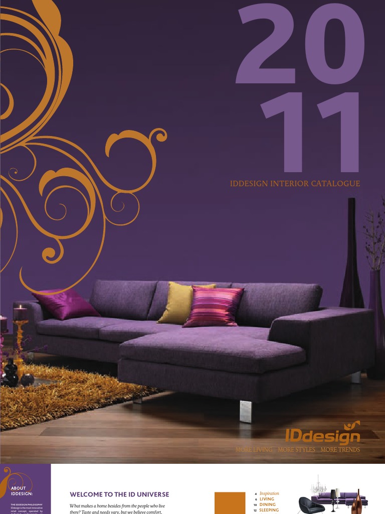 IDdesign Interior Catalogue 2011 | PDF | Upholstery | Bed
