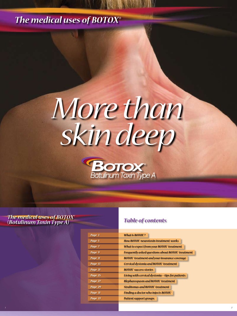 BotoxMedical Patient Brochure | Botulinum Toxin | Dystonia