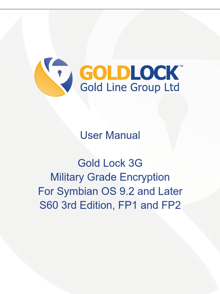 Gold Lock 3G User Manual Symbian | PDF | Short Message Service | System ...